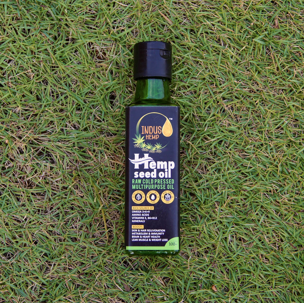 Indus Hemp Raw Cold Pressed Hemp Seed Oil | Order online on Suvo.co
