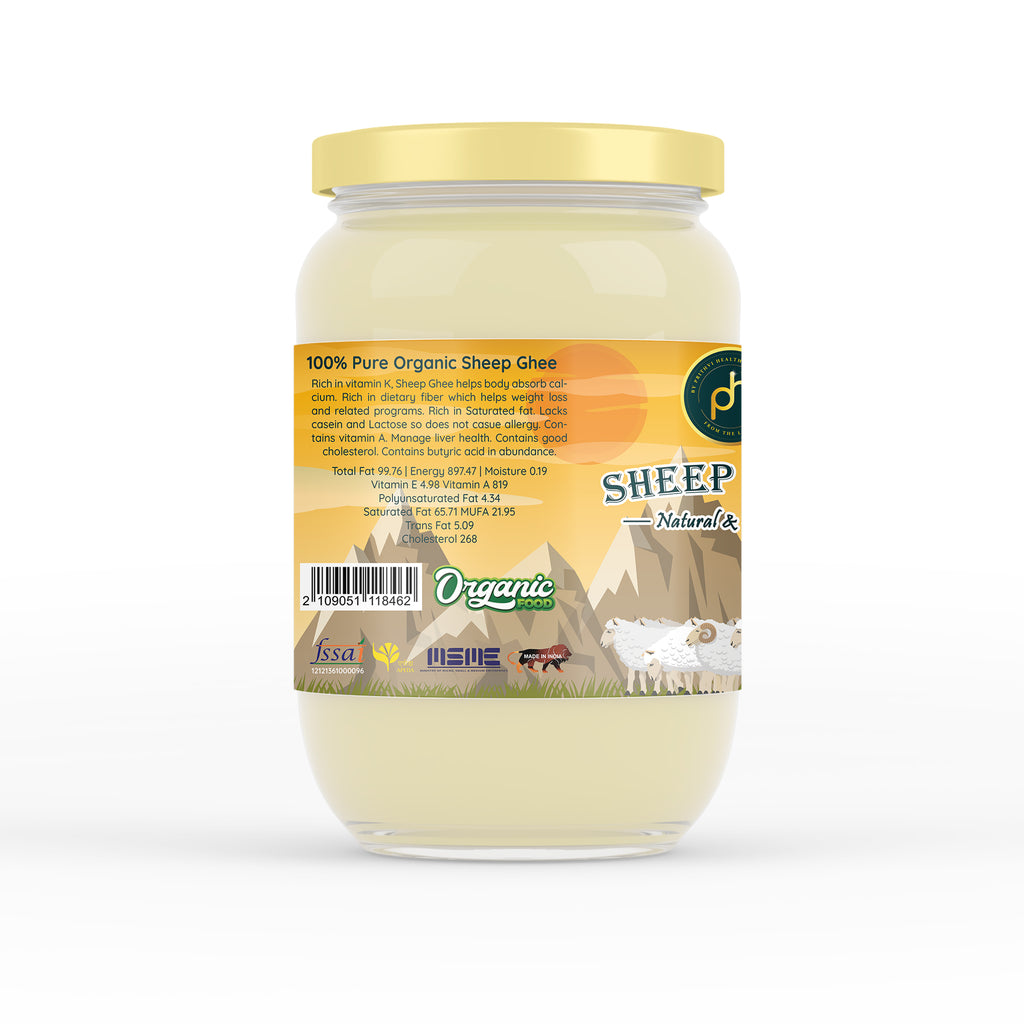 Buy Prithvi Healthcare Sheep Ghee Organic 250 ML online at Suvo.co